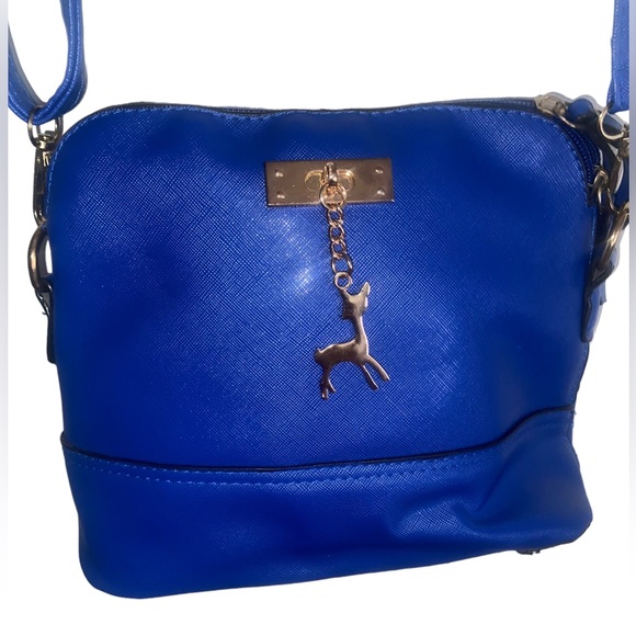 Jingpin Xiangbao | Bags | Nwot Cobalt Blue Shoulder Bag | Poshmark